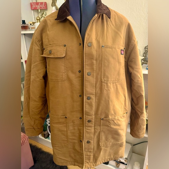 Wrangler | Jackets & Coats | Wrangler Workwear Mens L Khaki Flex Barn ...